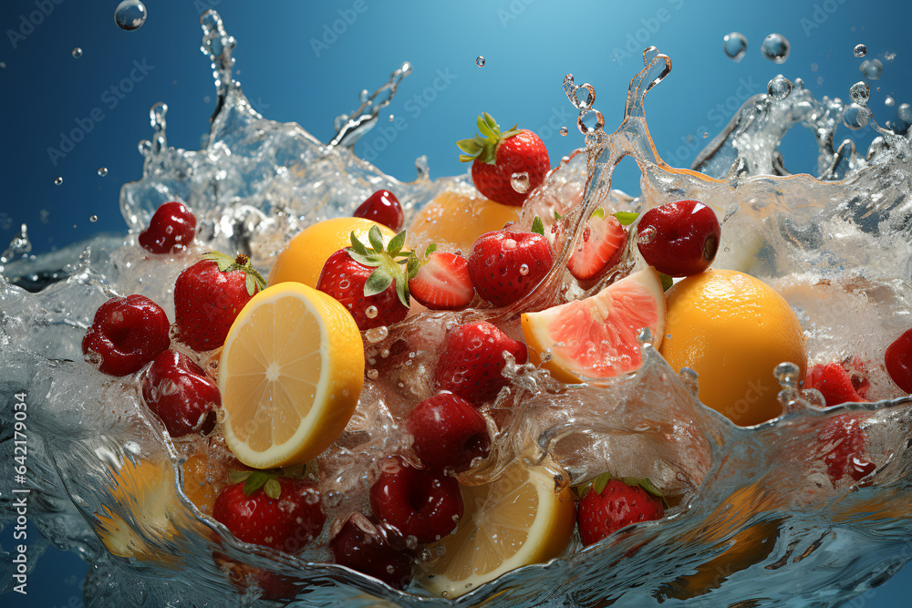 Dive into a refreshing symphony of flavors! 🌊 Our vibrant assortment of ...