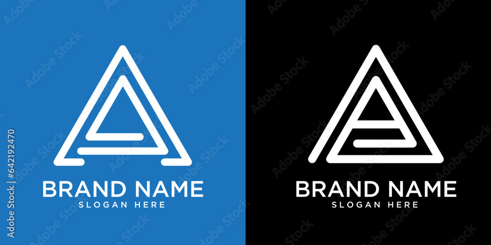 AA Logo. letter a business brand icon symbol. Modern creative ...