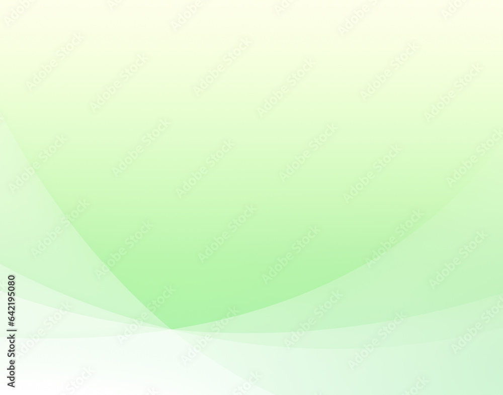 Curved and transparent white layers or lines on light greenish yellow ...