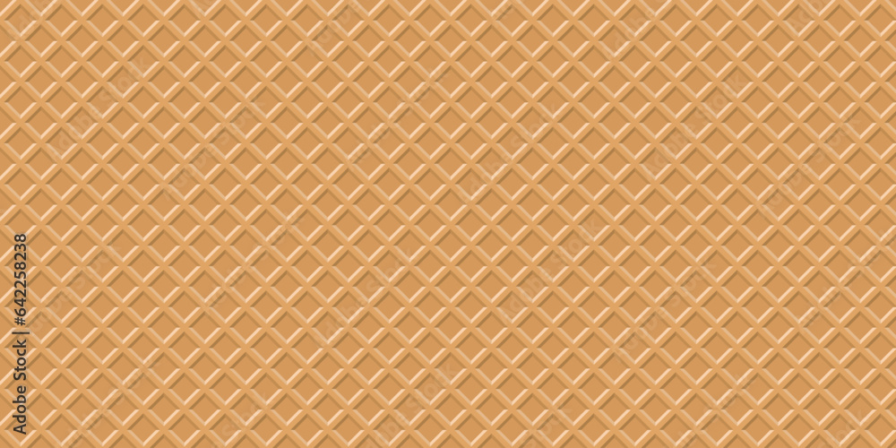 Vector illustration Seamless background pattern texture wafer waffle ...