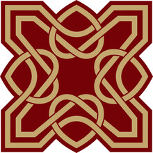 Red Celtic Circle Pattern Free Stock Photo - Public Domain Pictures