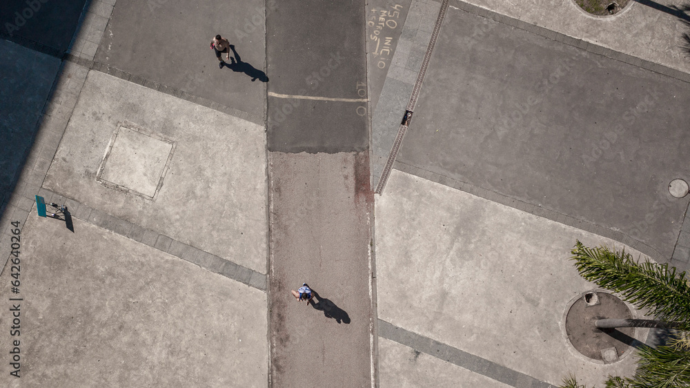 Aerial view of the Mario Filho sports complex and stadium, famous as ...
