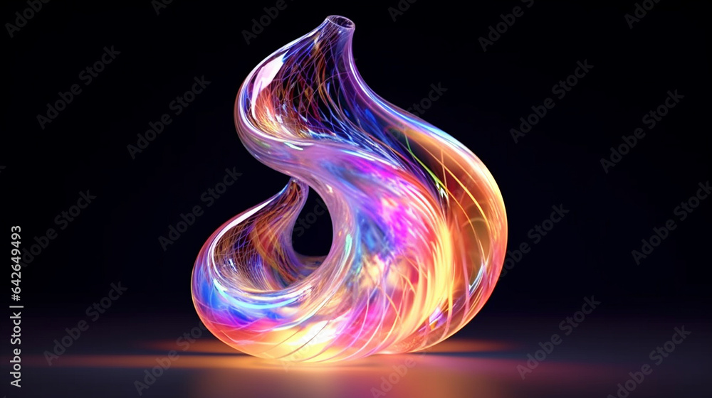 Klein bottle colorful light topology math projective plane picture Ai ...