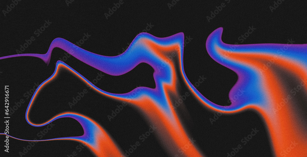 4K Beautiful color gradient background with noise. Abstract pastel holographic blurred grainy ...