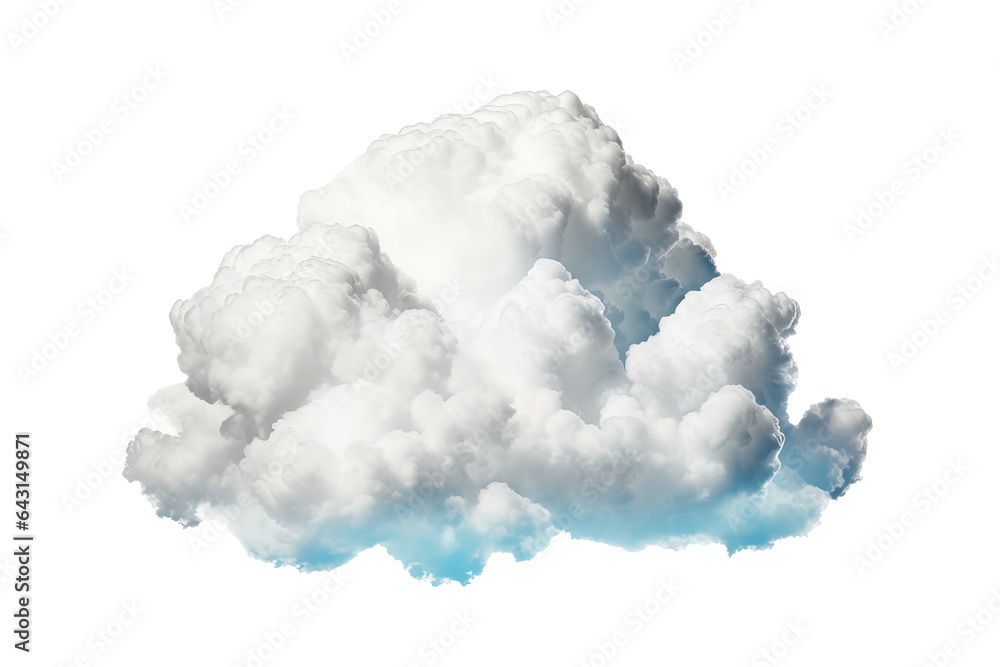 High-quality transparent cloud PNG image with realistic shading and ...