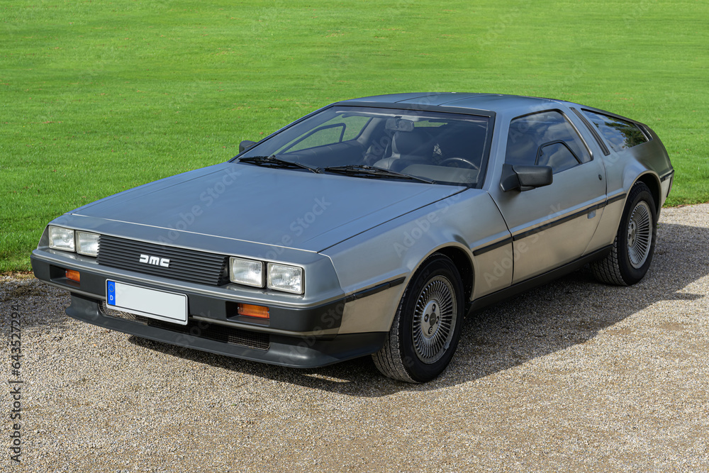 delorean dmc-12 sports car Stock Photo | Adobe Stock