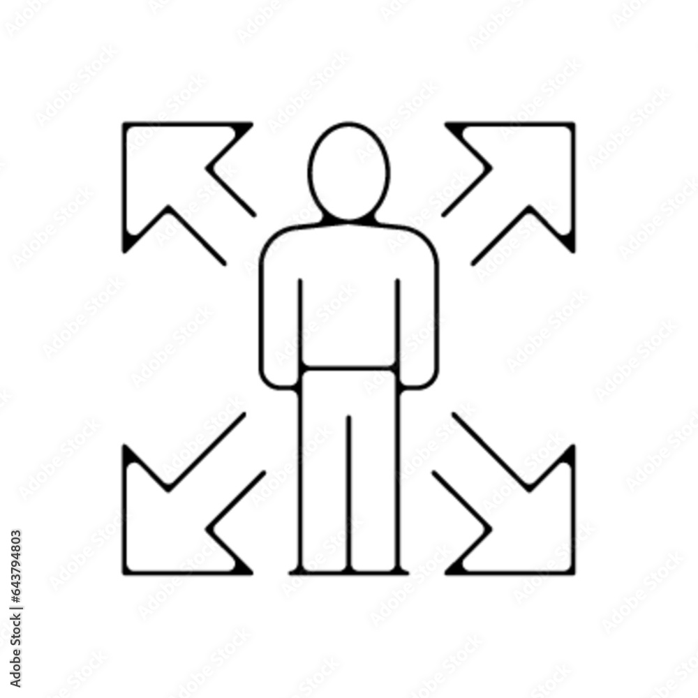 Picto pictogramme symbole profil cv Stock Vector | Adobe Stock