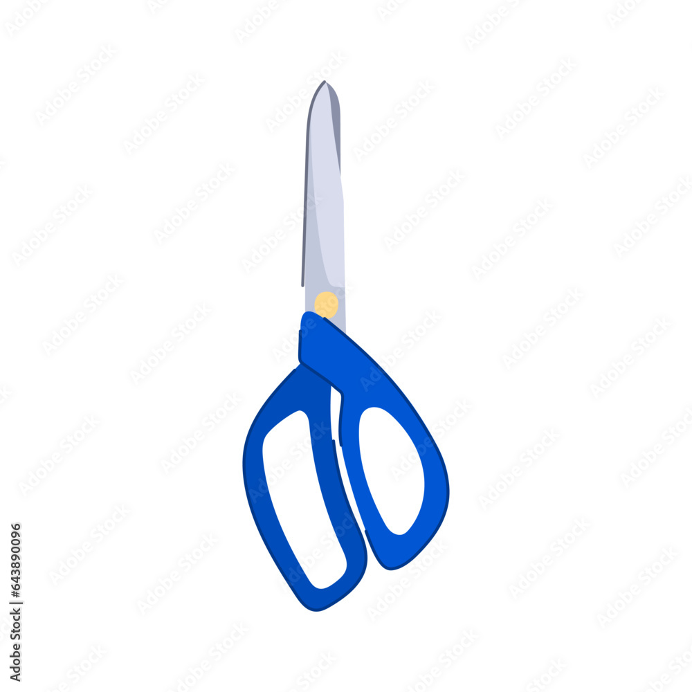 symbol scissor cartoon. silhouette black, tailor snip, open ...