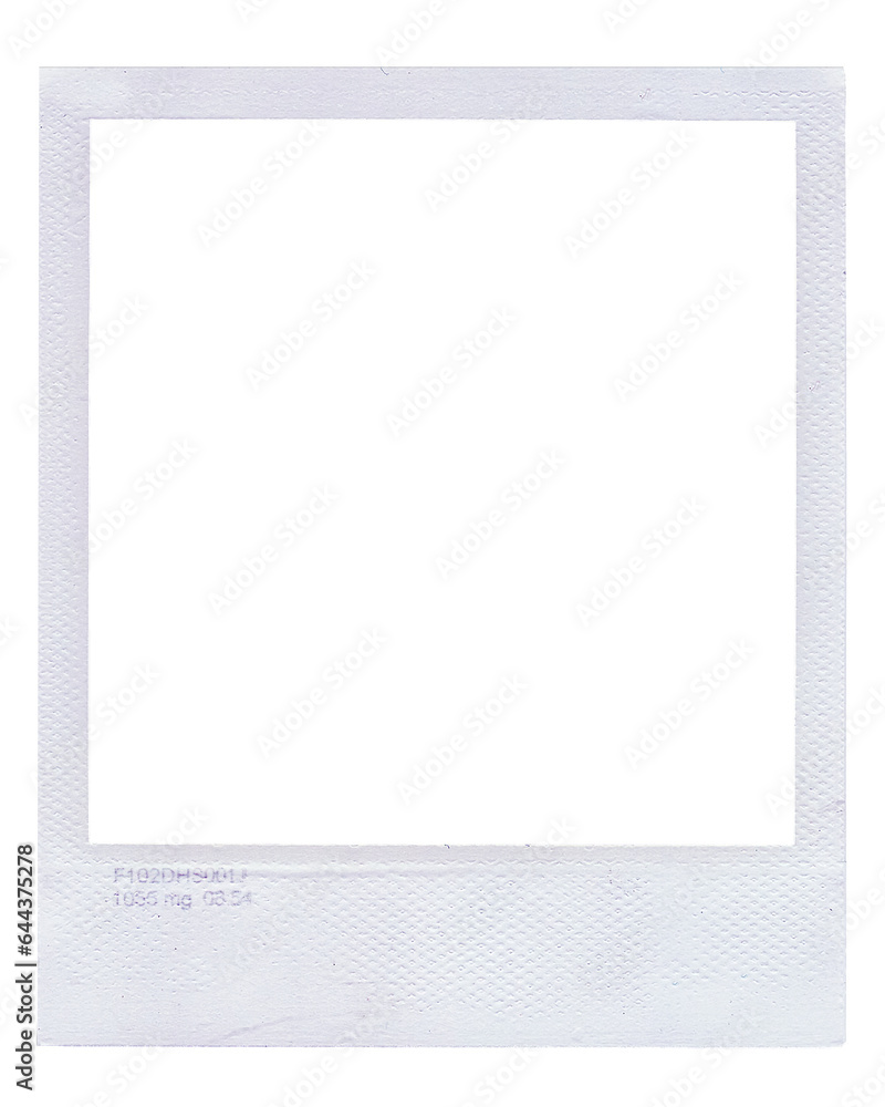 Instax Photo Polaroid Film Frame Overlays. Isolated PNG Textures. Stock ...