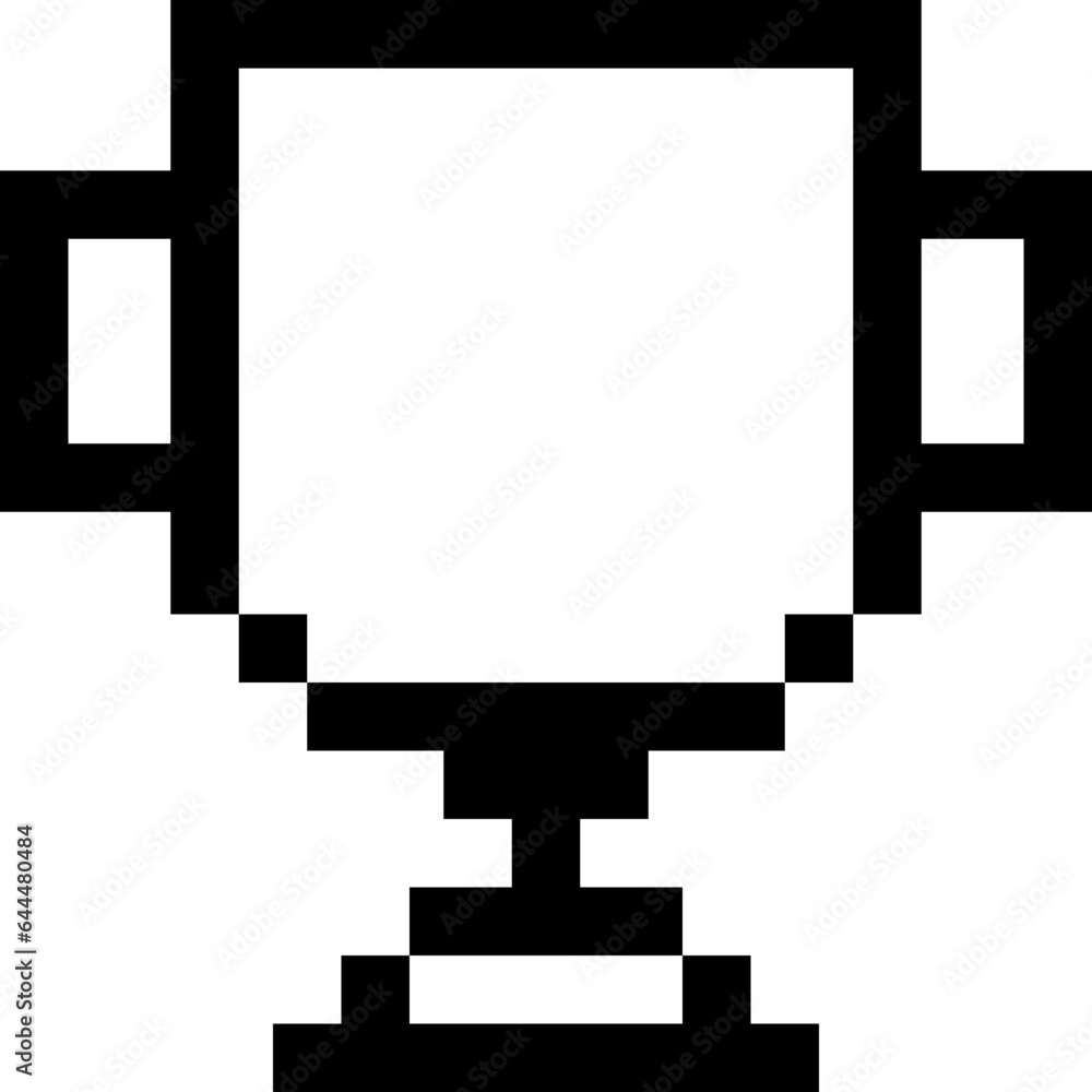 trophy pixel art 8 bit icon Stock Vector | Adobe Stock