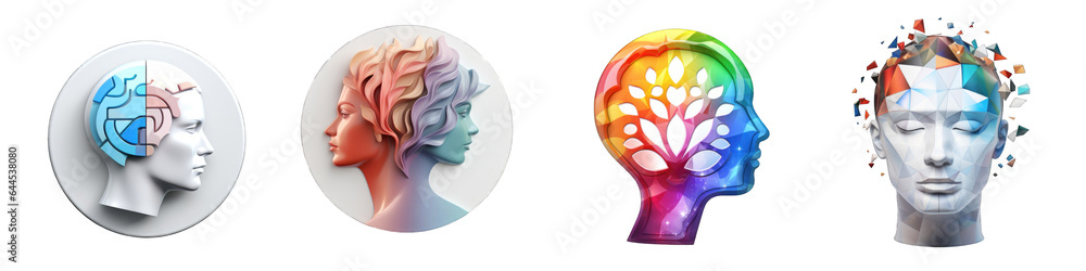Mental Health clipart collection, vector, icons isolated on transparent ...