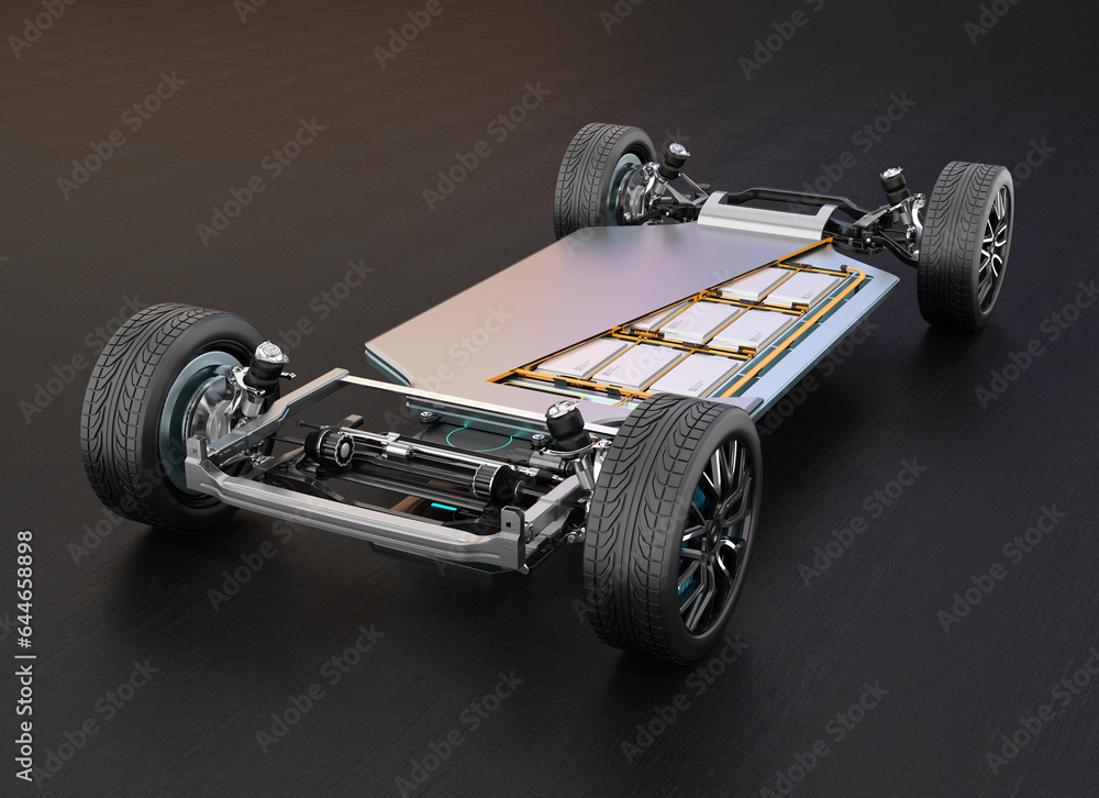 Electric vehicle Chassis equipped with In-Wheel Motors and Solid-state ...