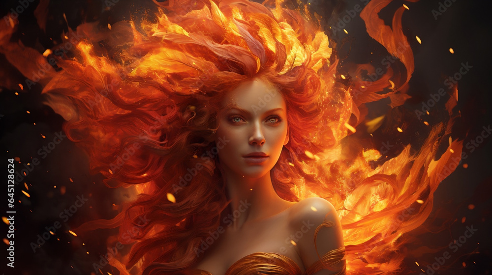 Flame Elemental, The Pyromancer, Fuego, Flame Queen, Firebender, A ...
