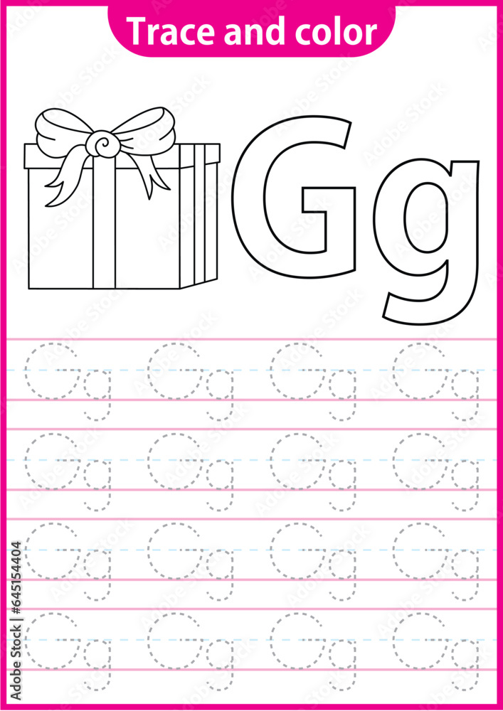 English writing worksheet for kg writing practice activity for children ...