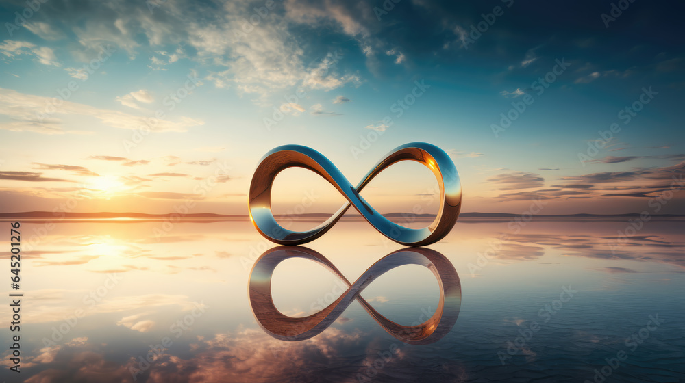 Infinity Symbol Abstract Background Stock Illustration | Adobe Stock