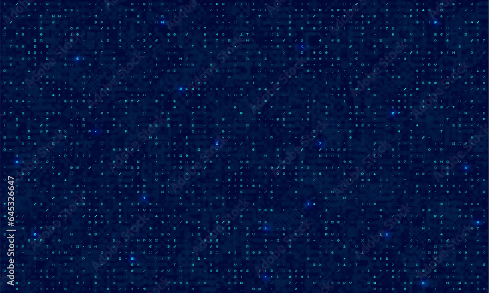 Programming computer code. Digital background constructed with ...