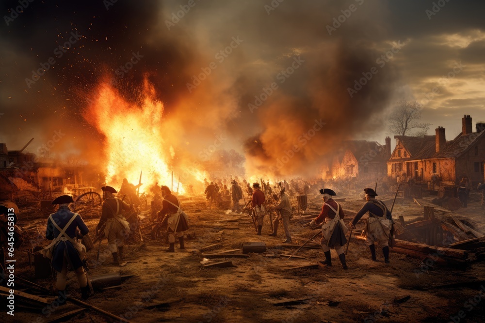 Battlefield Drama Historic Conflict at Its Peak: The Siege of Yorktown ...