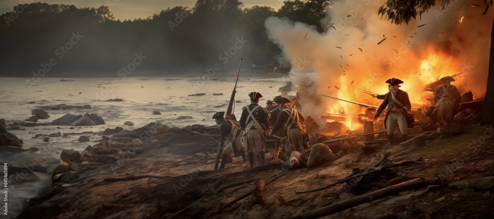 Battlefield Drama Historic Conflict at Its Peak: The Siege of Yorktown ...