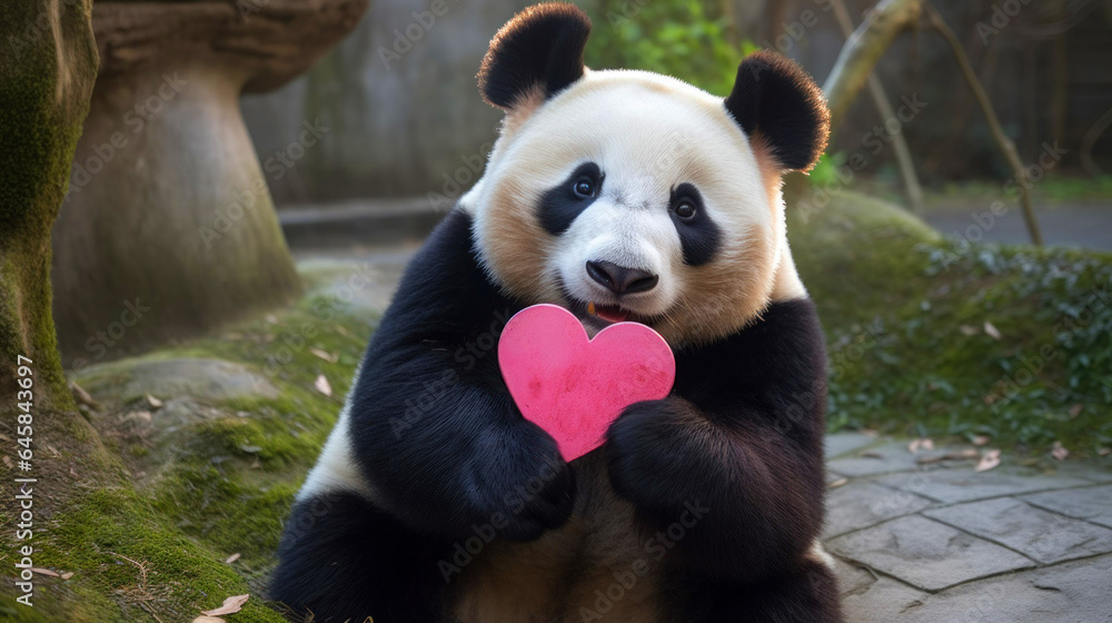 The giant panda is the rarest member of the bear and most threatened ...