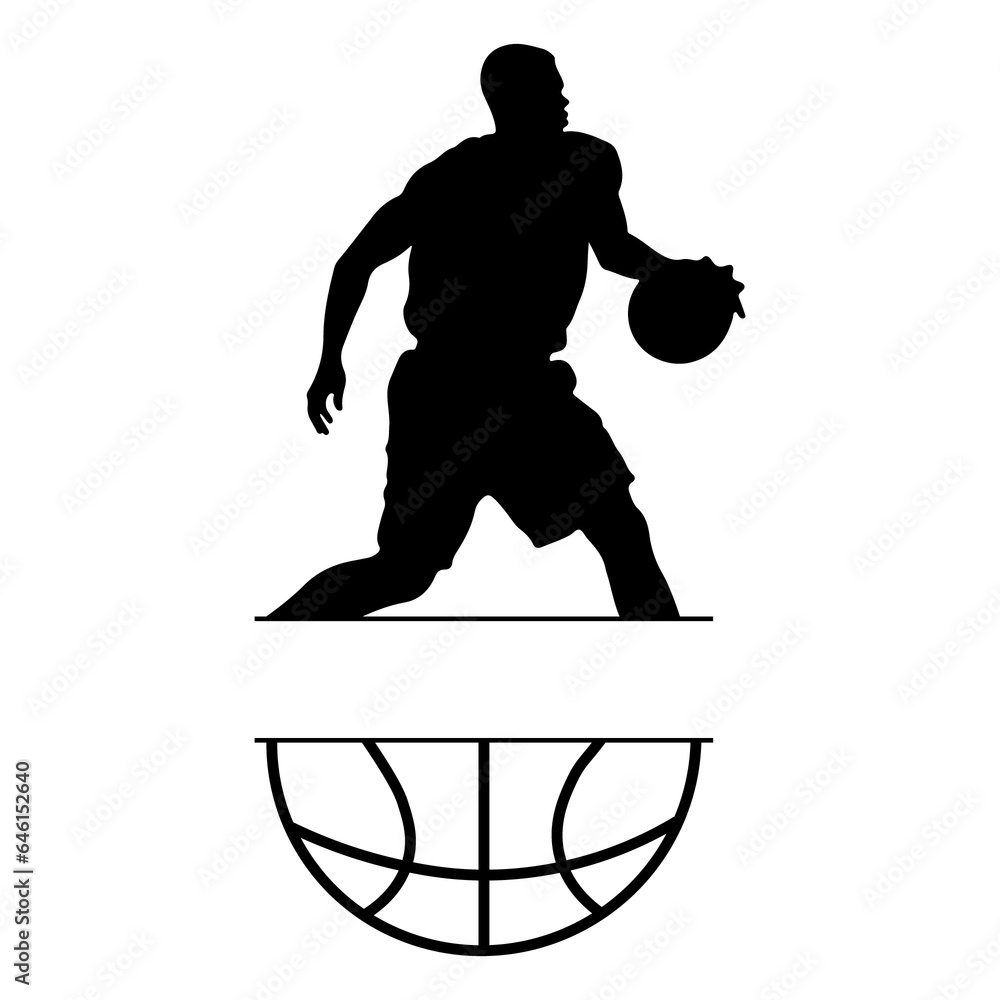 Basketball Svg png, Basketball Monogram Svg, Basketball Designs ...