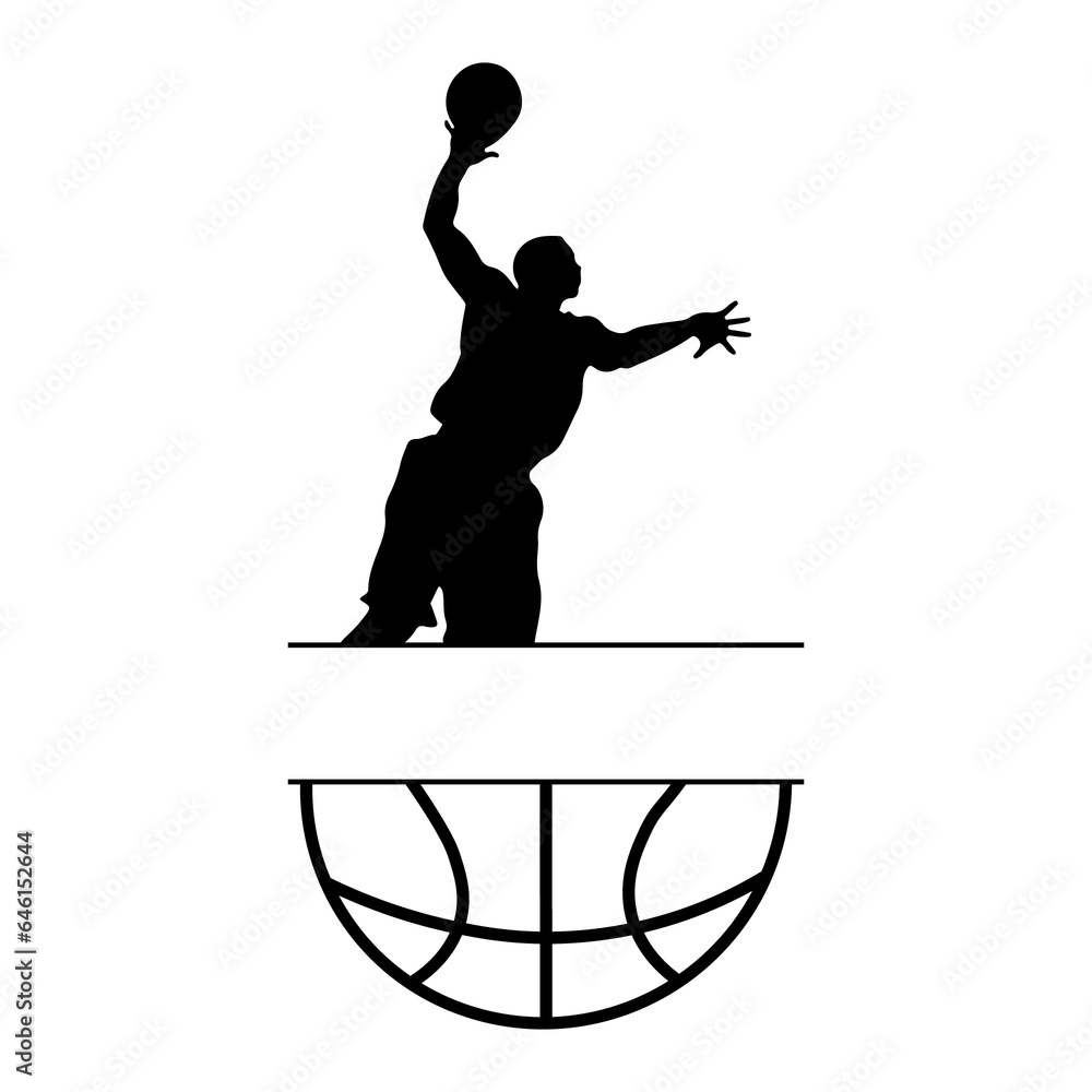 Basketball Svg png, Basketball Monogram Svg, Basketball Designs ...
