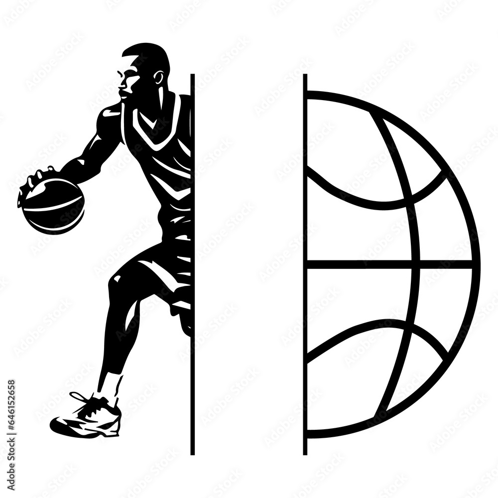Basketball Svg png, Basketball Monogram Svg, Basketball Designs ...