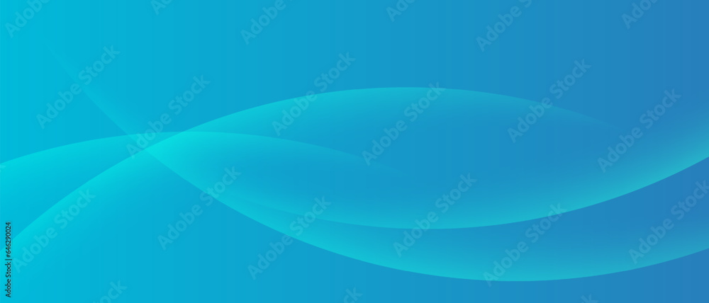 abstract light blue banner background with dynamic wave line Stock ...