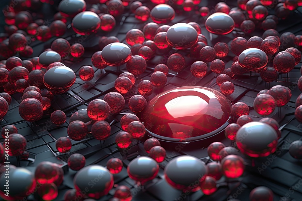 Red cells Stock Illustration | Adobe Stock