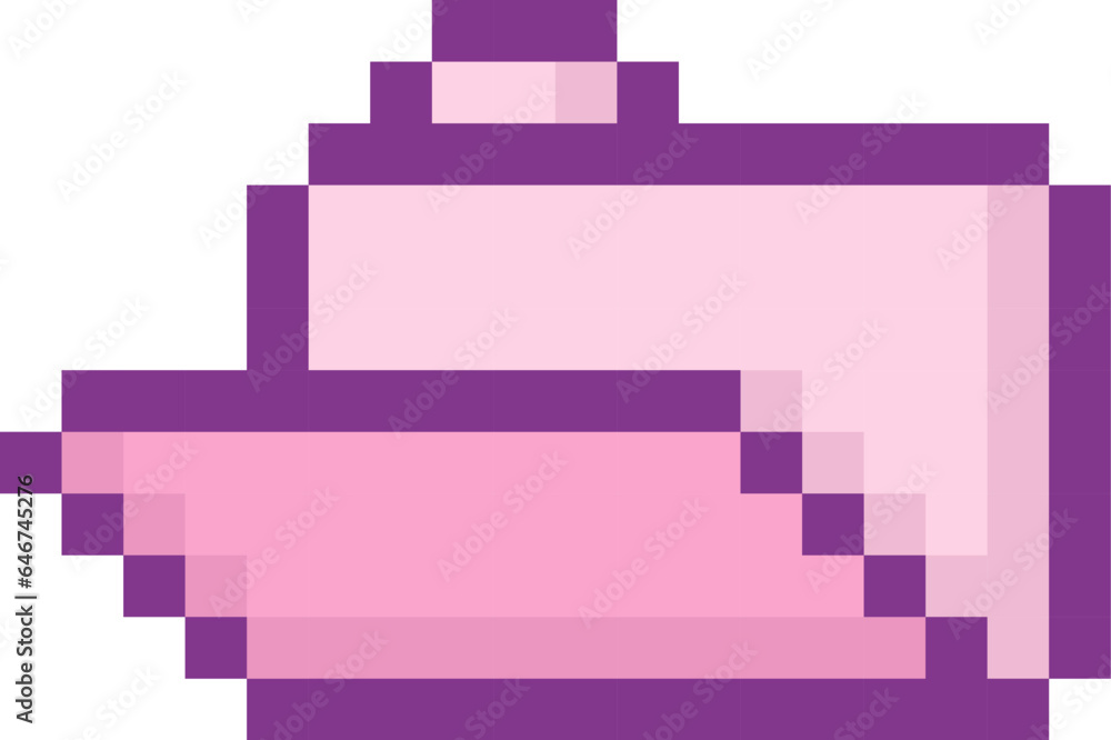 y2k pixel folder icon, old computer interface, retro pc elements, 1990s 2000s style, pixel art ...