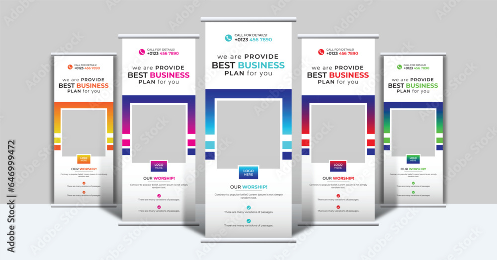 Trending X banner, roll up, pull up, pop up banner design for corporate ...