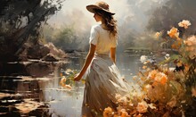 Vintage Woman Art Free Stock Photo - Public Domain Pictures