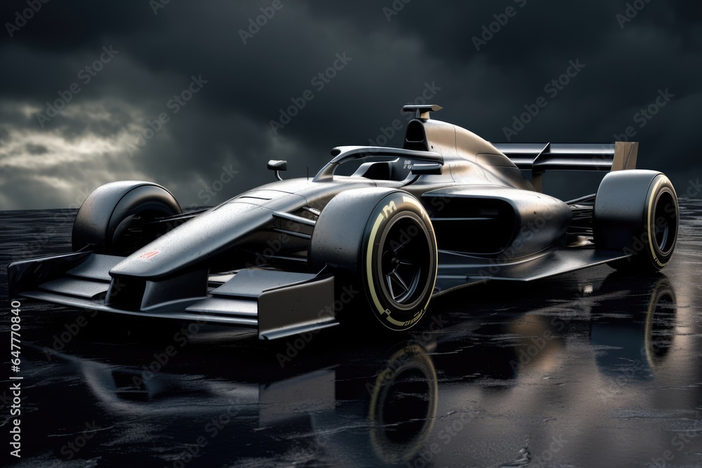 Formula 1 Car, F1 Race Car in studio. Photoshoot of Formula 1 Car in ...