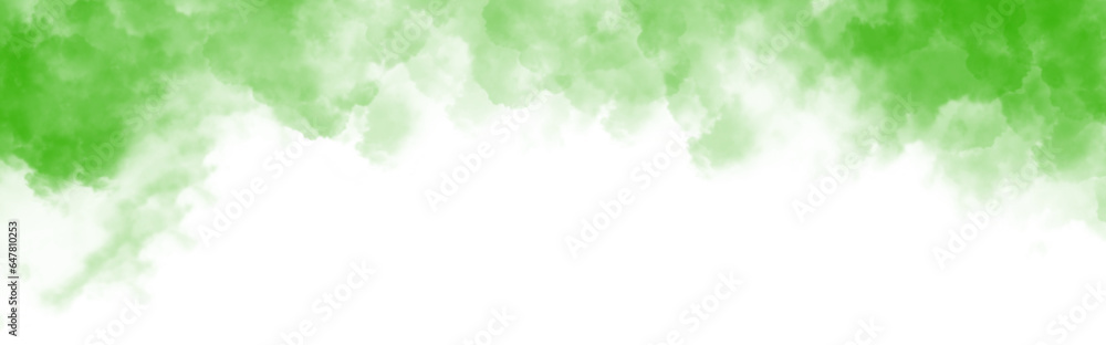 Green clouds. Clouds with transparent background of green color ...