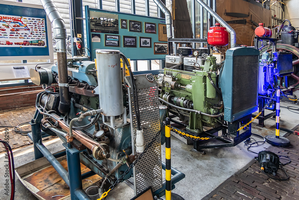 Interior of ‘t Kromhout Museum. ‘t Kromhout Museum provides an overview ...