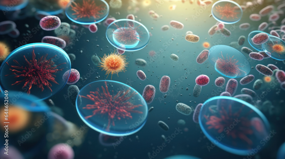 Microbial Diversity: Mixed Bacterial Colonies, Fungi, and Microbes ...