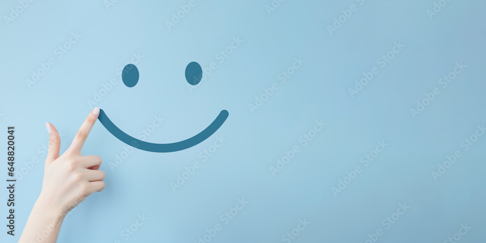 Positive thinking and happy mind concept, Optimistic, World mental ...