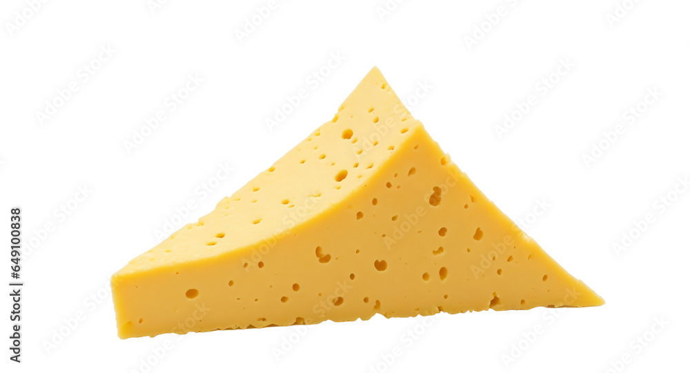 Cheese Slice On Transparent Background Png Stock Illustration | Adobe Stock