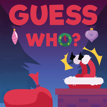 Secret Santa Retro Poster Free Stock Photo - Public Domain Pictures