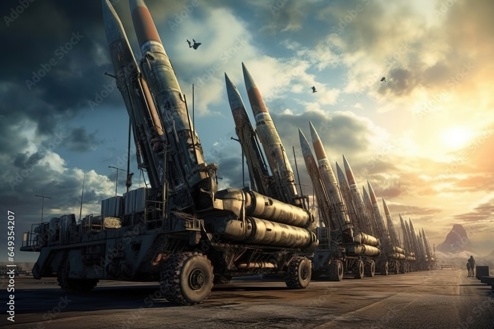 Stock-Foto „war and weapon - army artillery - tactical ground-air ...