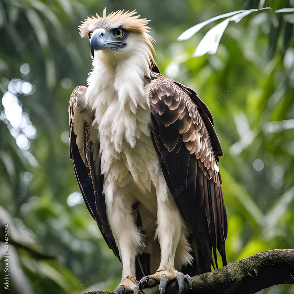 The Philippine eagle (Pithecophaga jefferyi) is one of the most ...