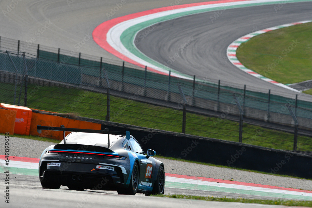 Scarperia, 23 March 2023: Porsche 911 GT3 Cup 992 of Team HRT ...