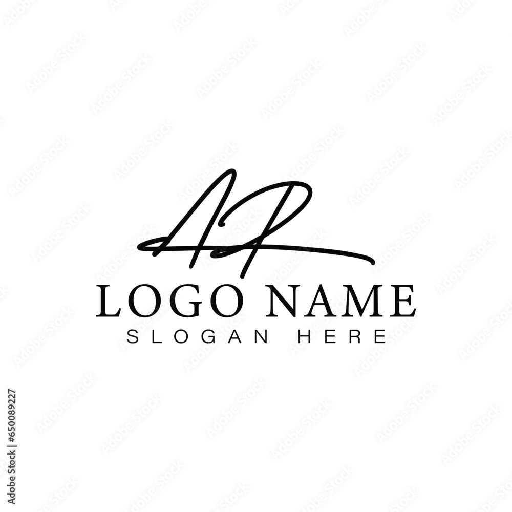 Elegant Script AR Letter Handwriting Logo - Perfect for Luxury Brands ...