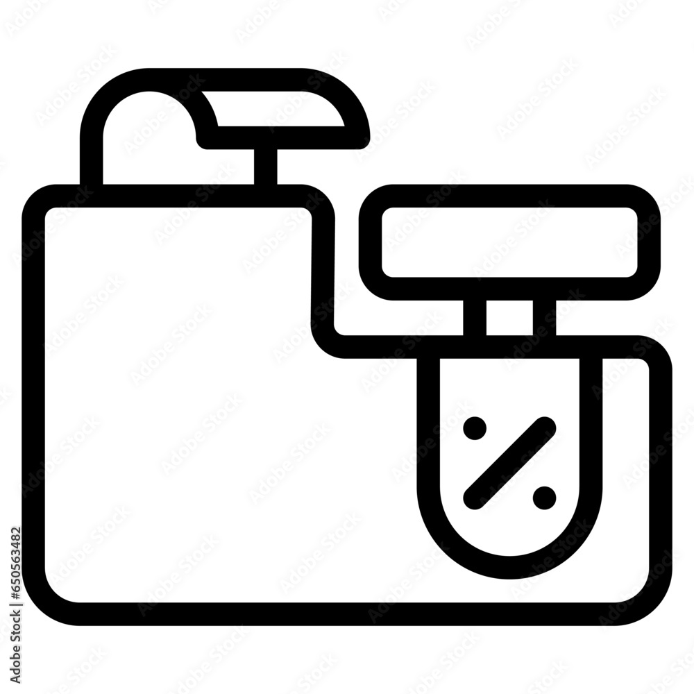 cash register icon with outline style. Suitable for website design ...
