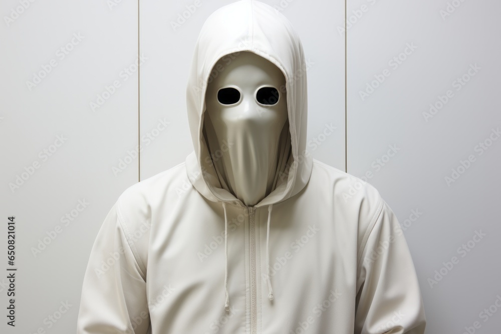 The Anonymous Figure: A mysterious and unsettling figure, shrouded in a ...