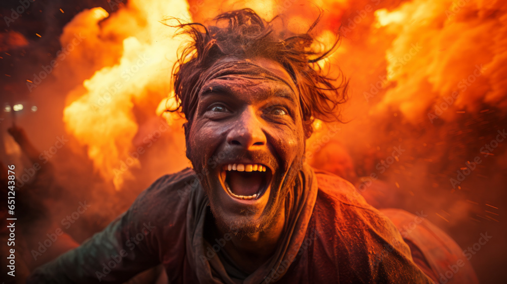 Holi is a festival of colors where people joyfully throw colored ...