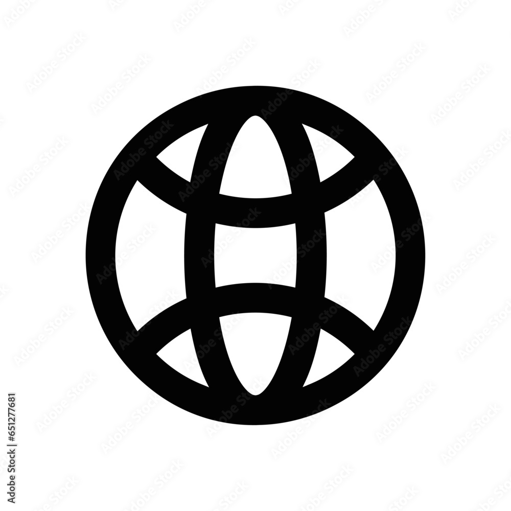 picto logo icones et symbole planete network gras Stock Vector | Adobe ...