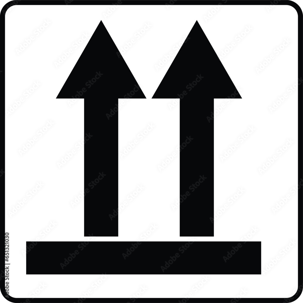 Fragile package icons, handle with care logistics and delivery shipping labels. Fragile box ...