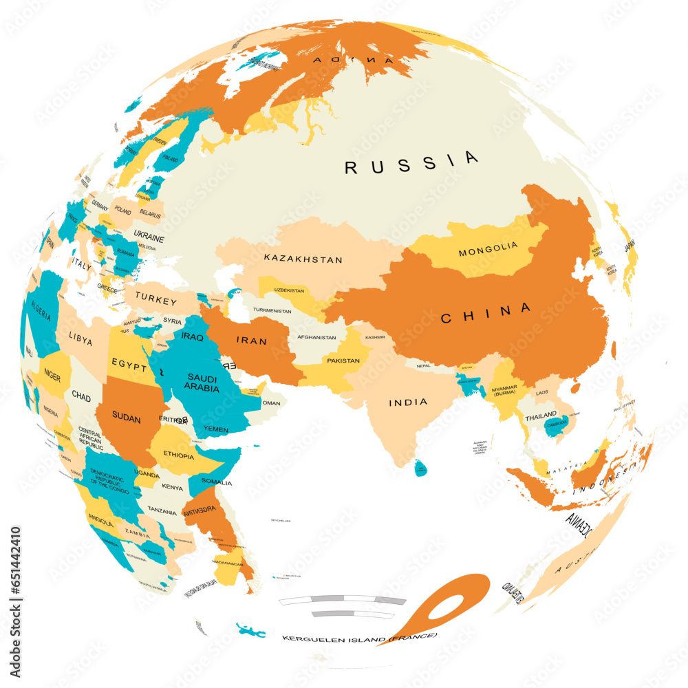 Detailed World Map globe every Countries. 3d globe map of the world ...