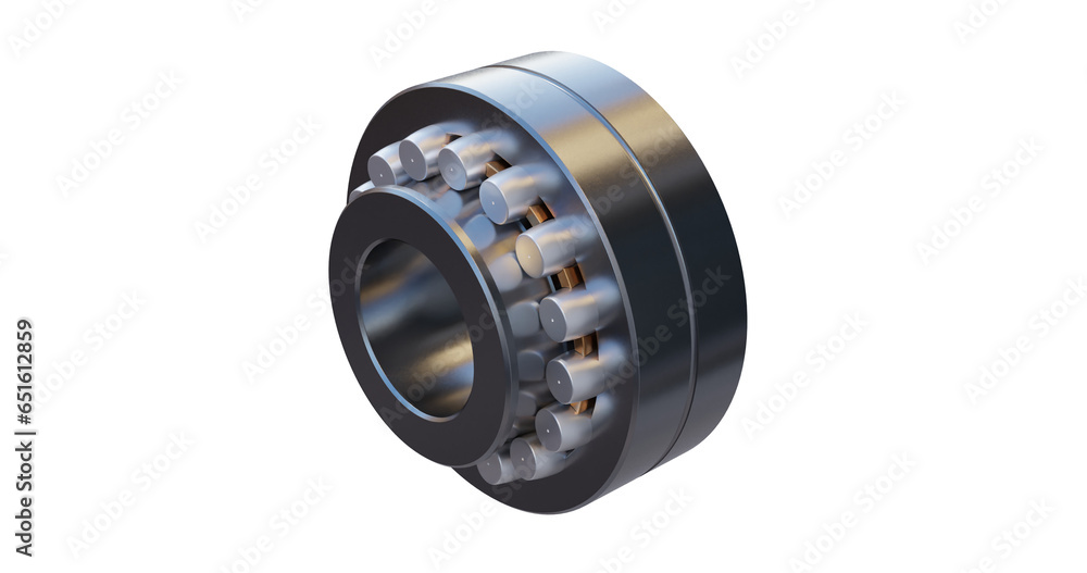 Double Row Barrel type bearing: it contains two rows of symmetrical ...