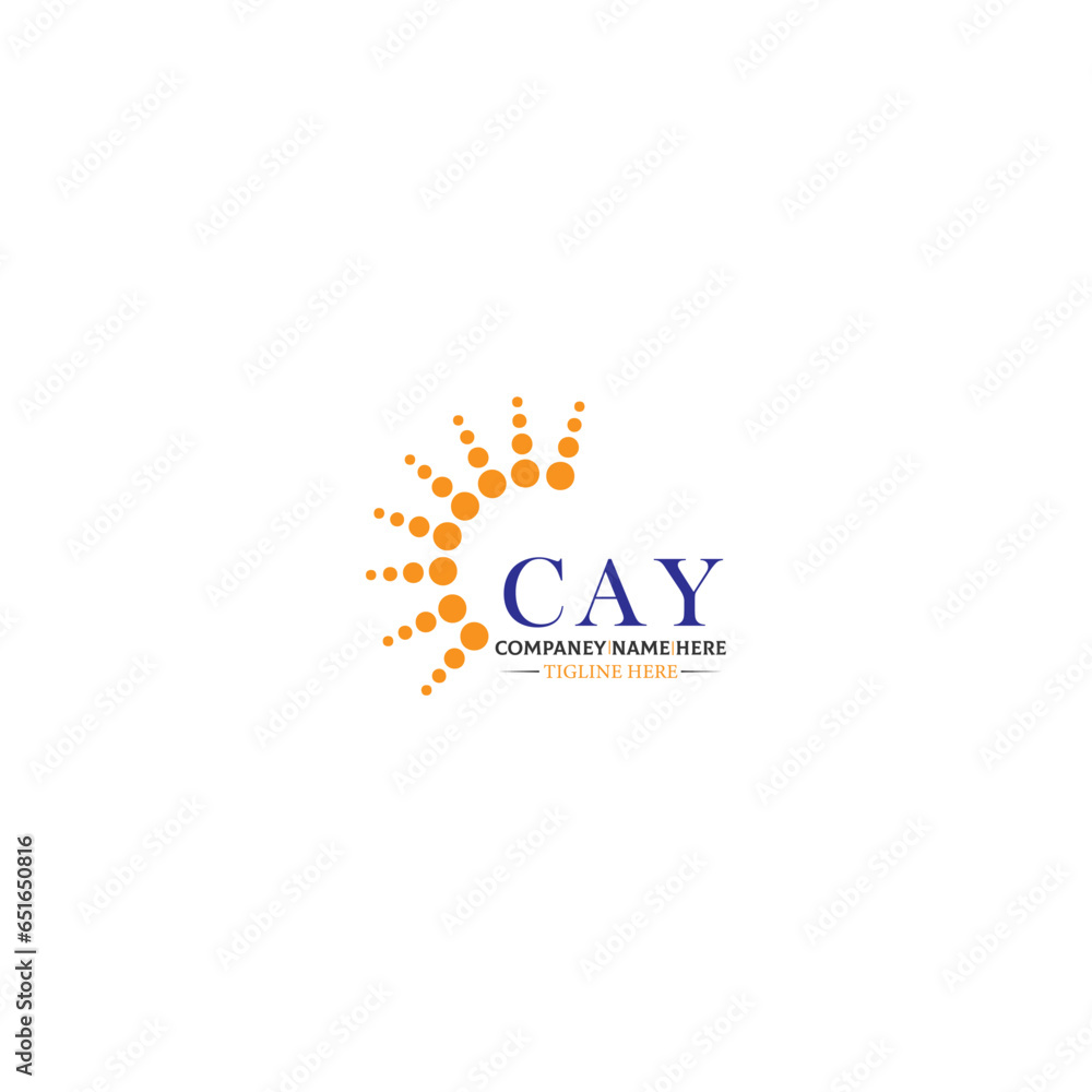 CAY letter technology logo design on white background. CAY logo. CAY ...